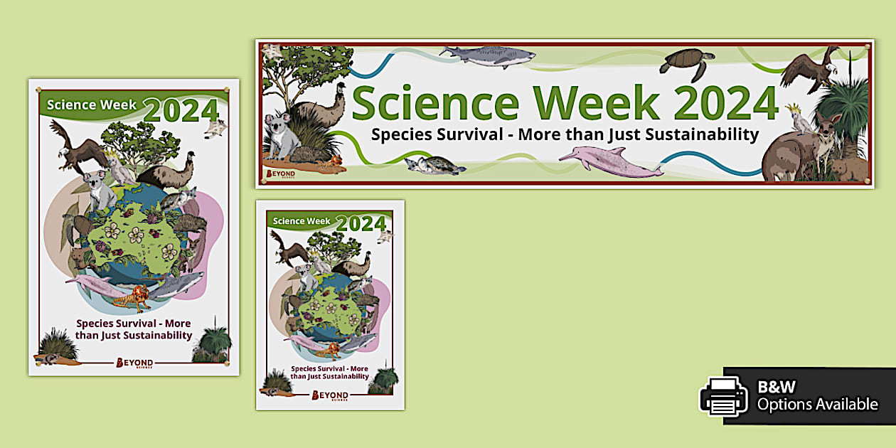 Science Week 2024 Poster and Banner - Twinkl