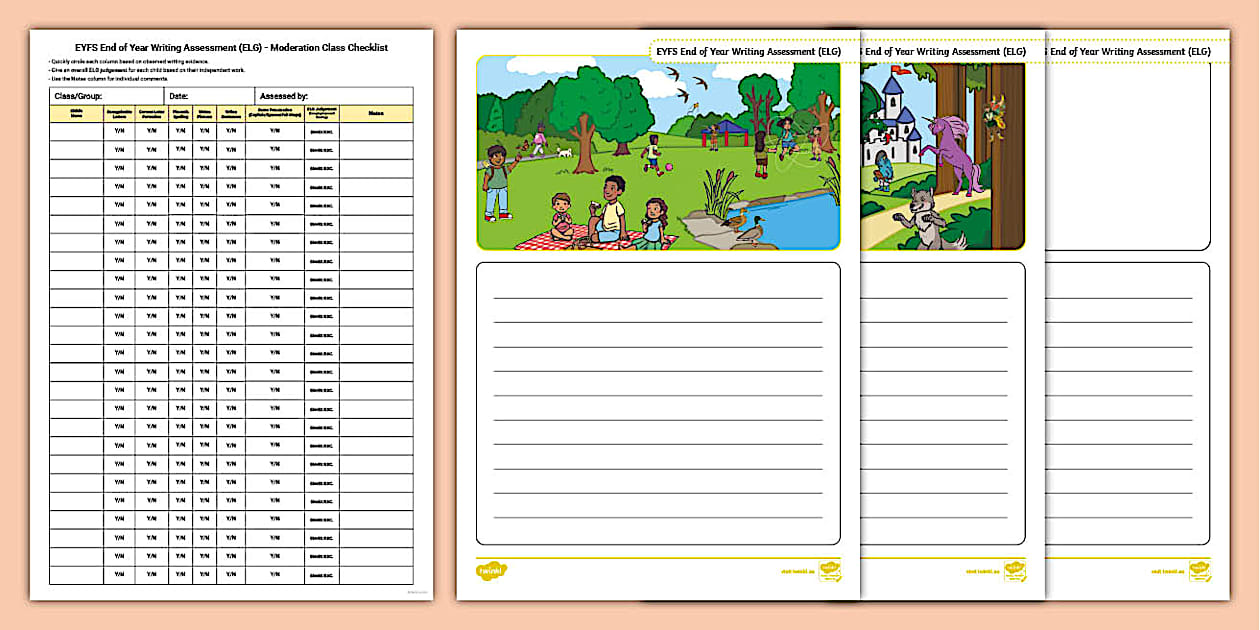EYFS EOY ELG Writing Assessment