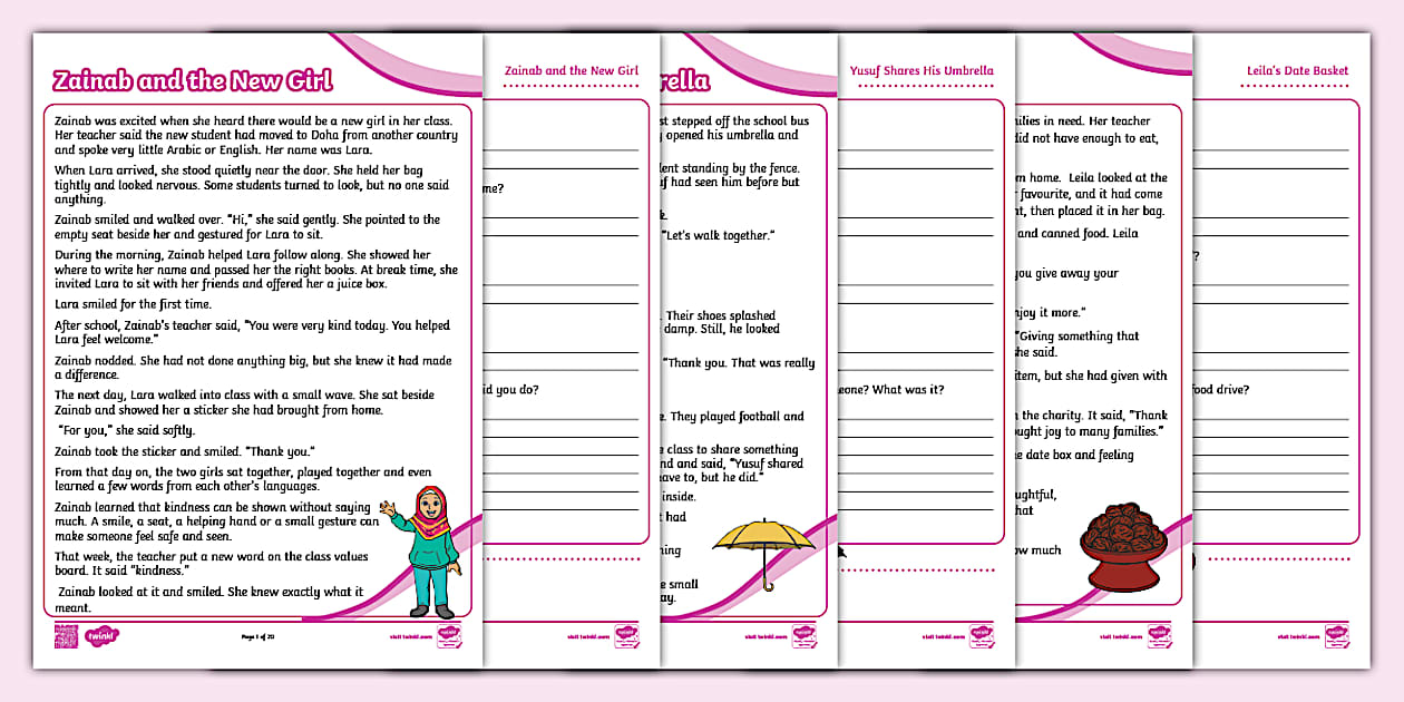 Values Stories - Kindness (teacher made) - Twinkl