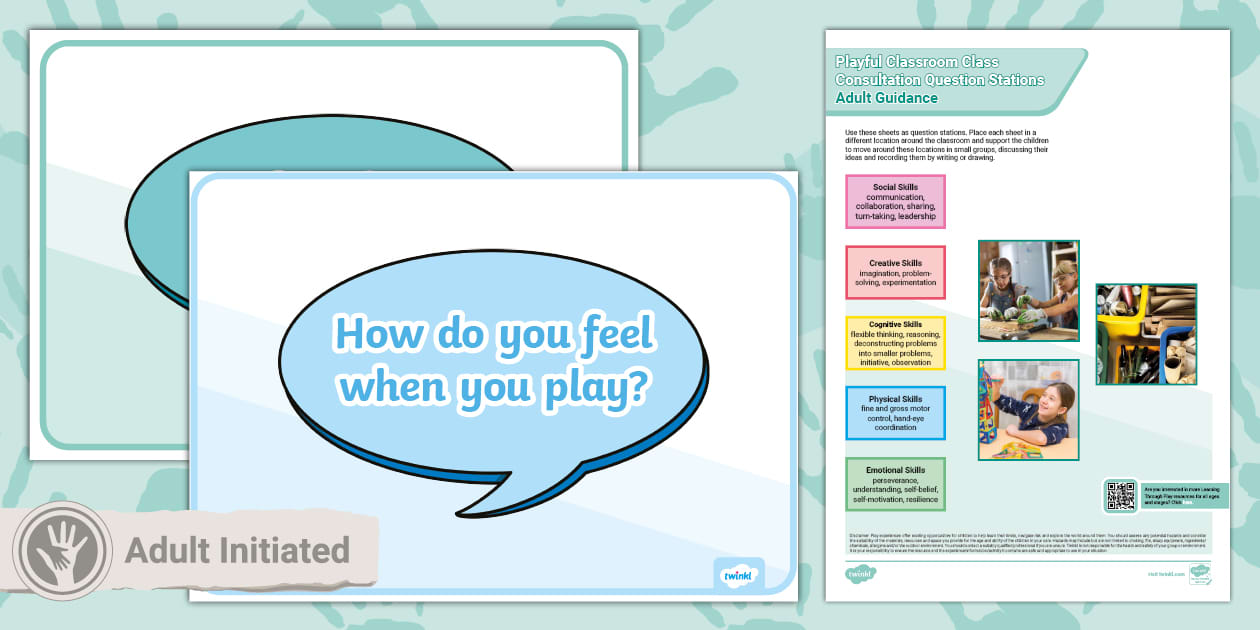 Playful Classroom - Class Consultation Question Stations