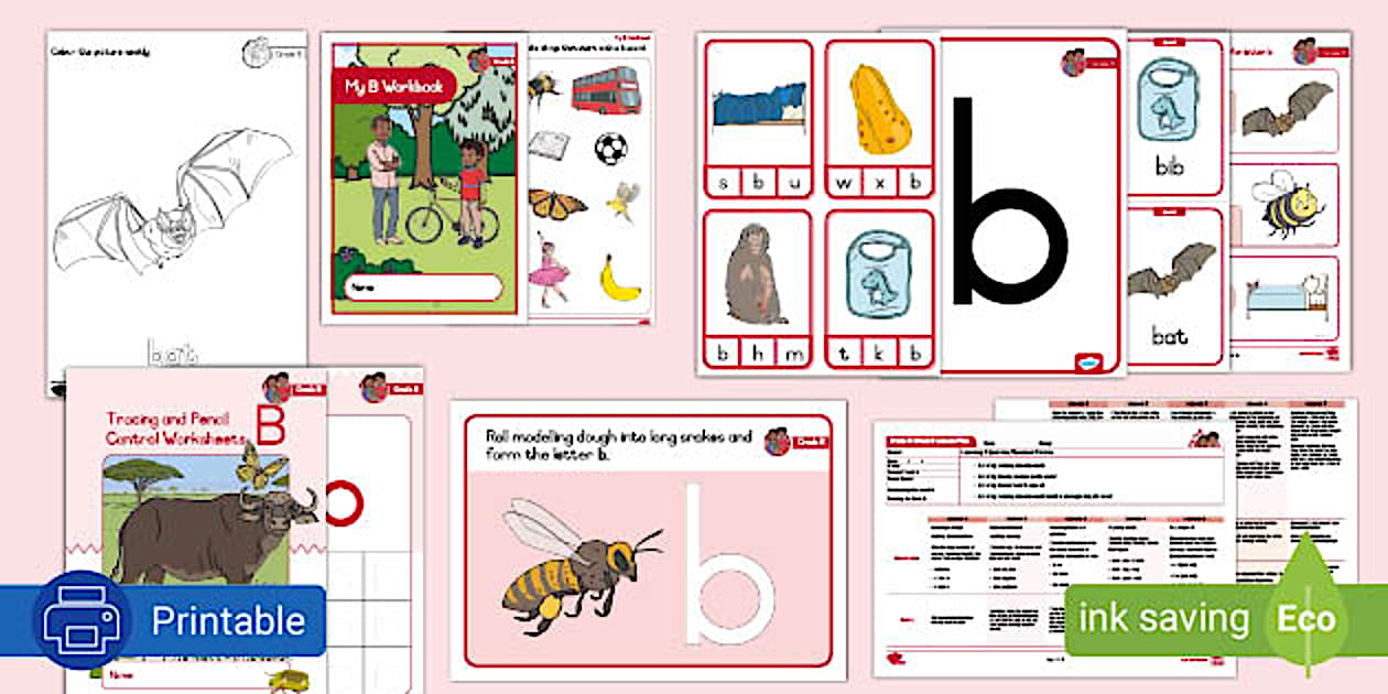 Grade R Phonics Pack B (teacher made) - Twinkl