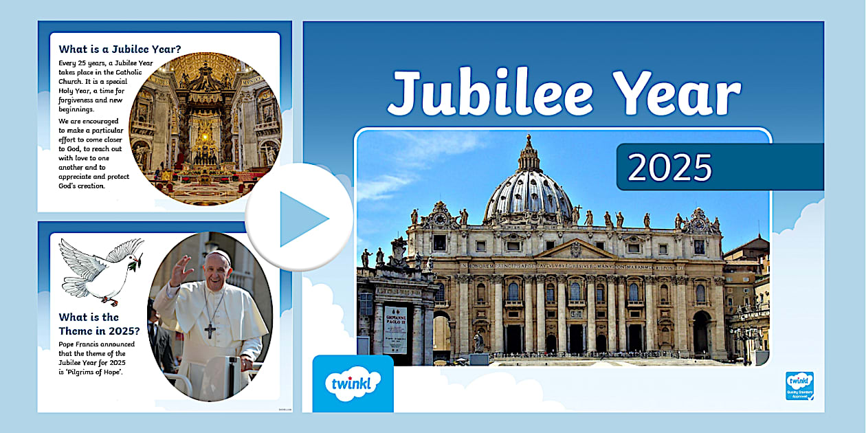 Catholic 2025 Jubilee Year PowerPoint - Twinkl