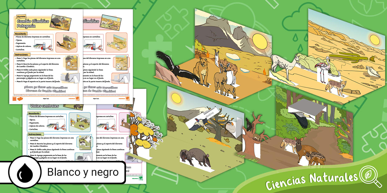 Diorama | Cambio | Climático | Ciencias Naturales
