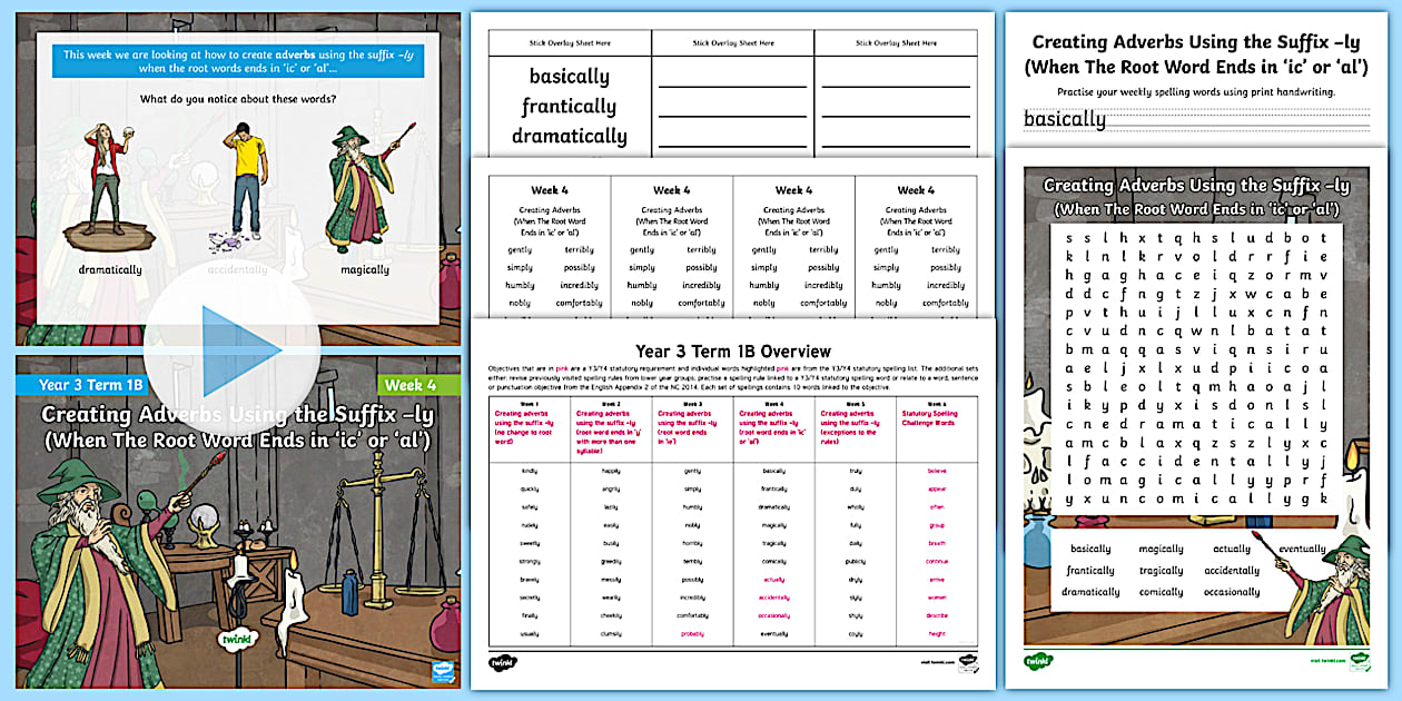 Year 3 Term 1B Week 4 Spelling Pack (teacher made) - Twinkl