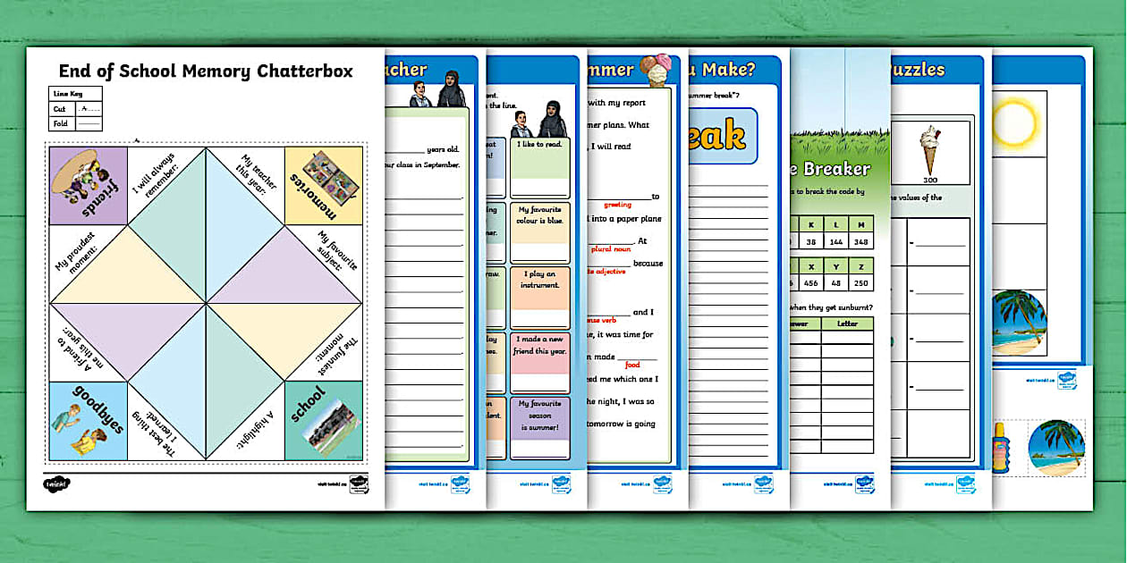 End of Year Junior Activity Pack (teacher made) - Twinkl