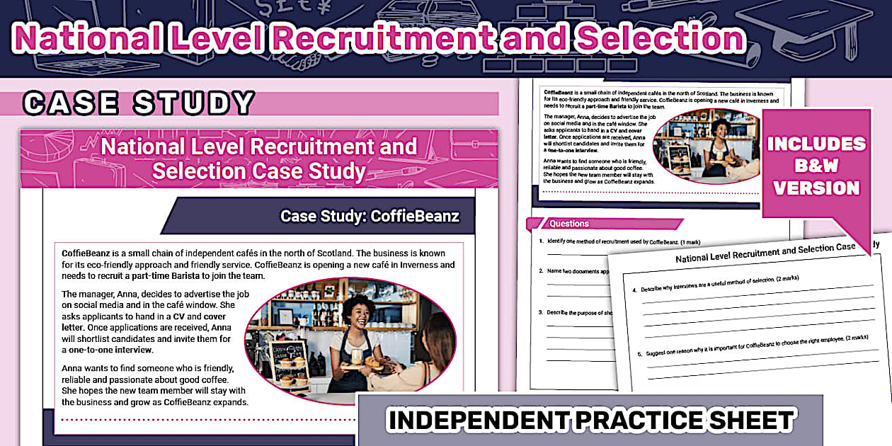 National Level Recruitment and Selection Case Study