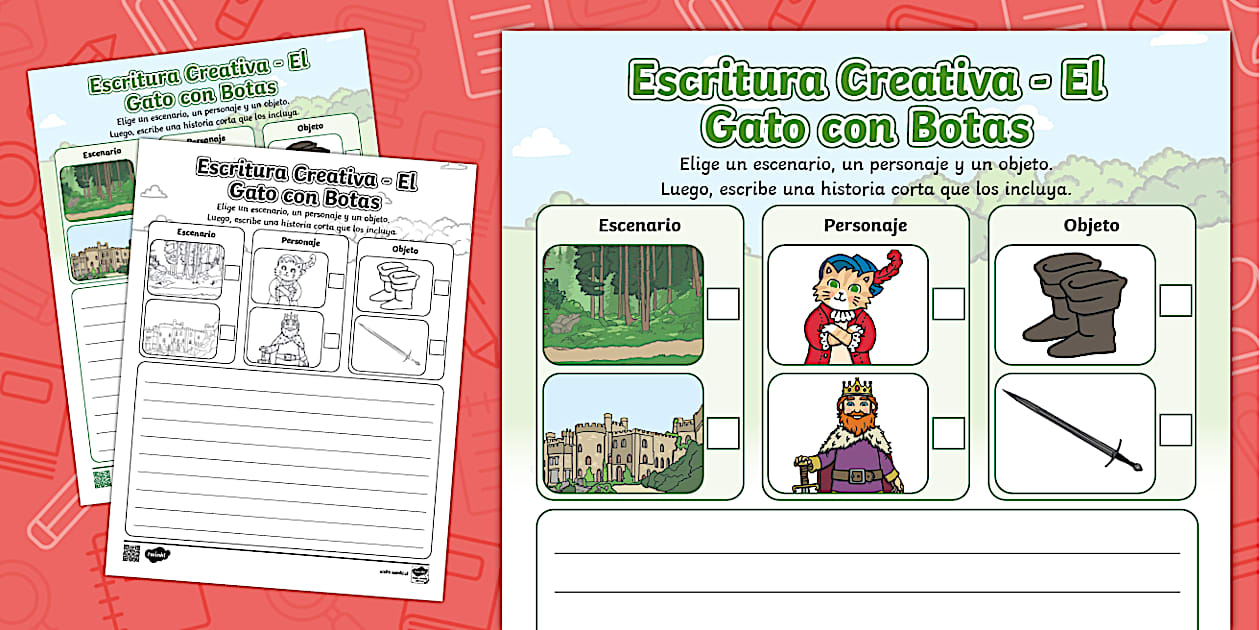 Guía de Trabajo: Escritura Creativa - El Gato con Botas