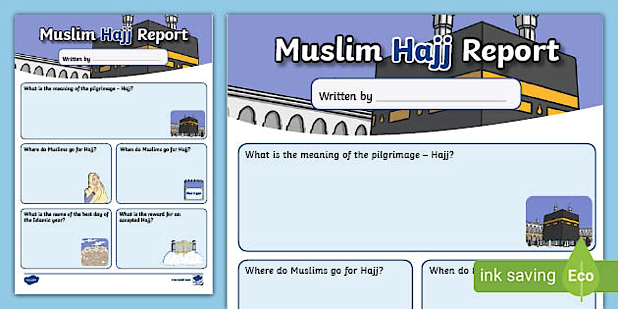 Muslim Hajj Report Writing (Hecho por educadores) - Twinkl