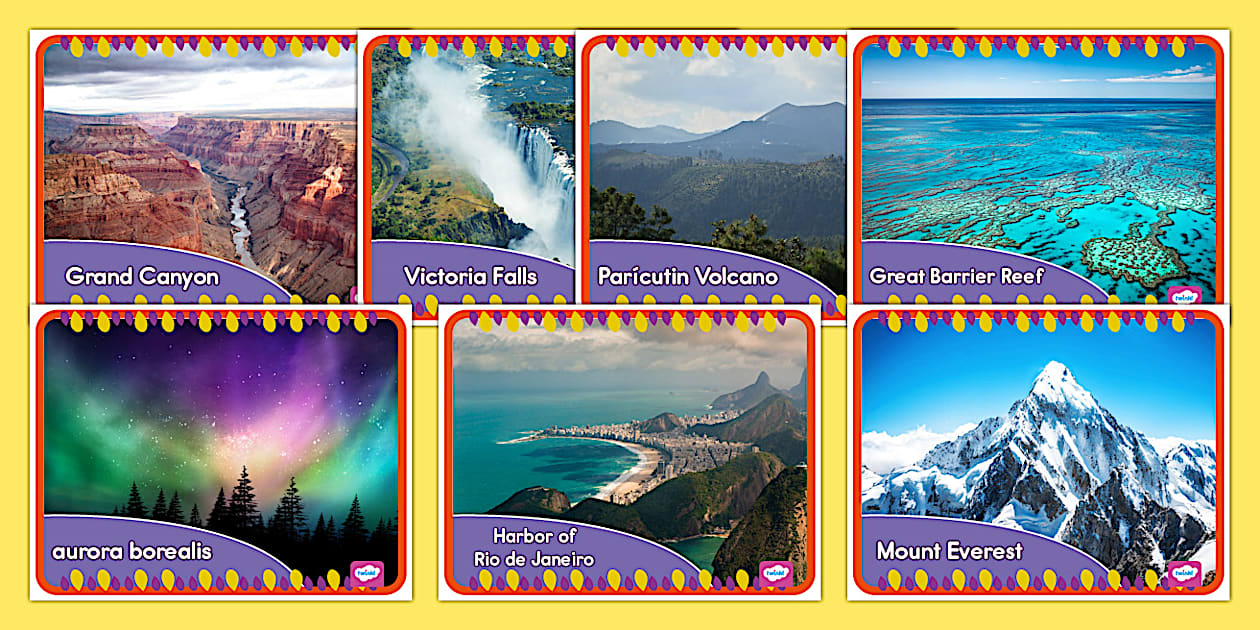 Natural Wonders of the World Photos