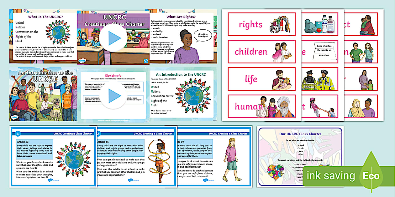 UNCRC Creating a Class Charter CfE 2nd Level Resource Pack