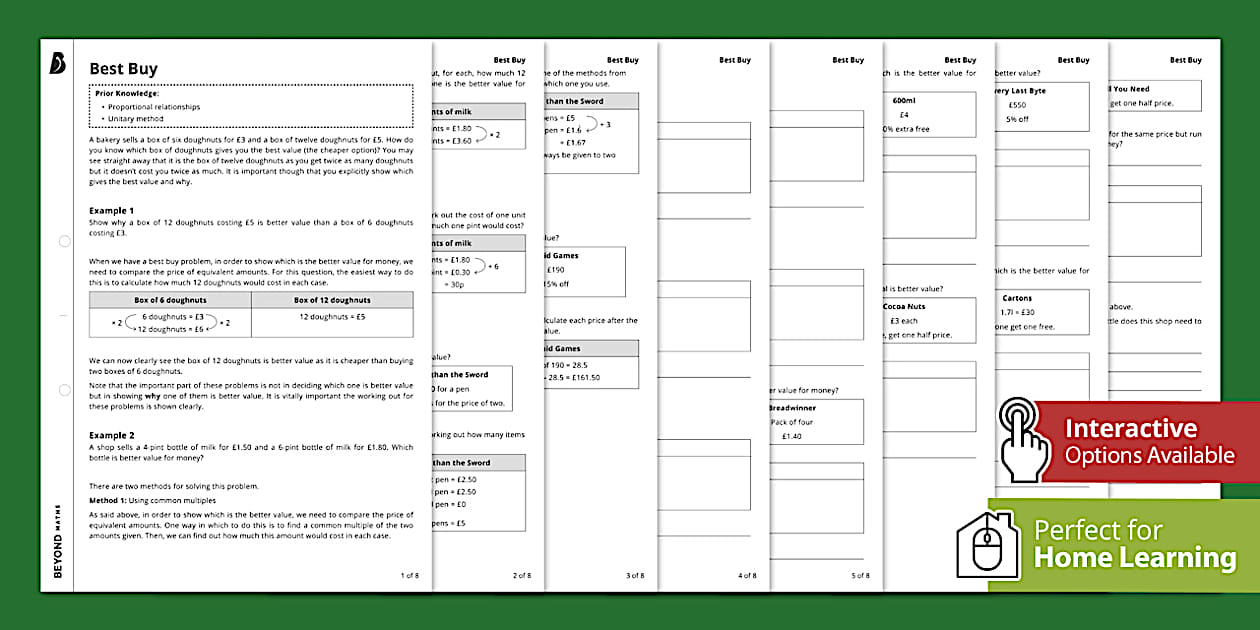 👉 Best Buy Walkthrough Worksheet - Twinkl