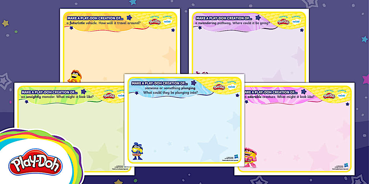 FREE! - Play-Doh: Building Vocabulary Mats (Teacher-Made)