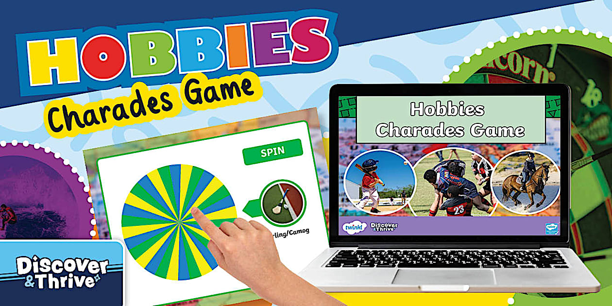 Hobbies Charades Game