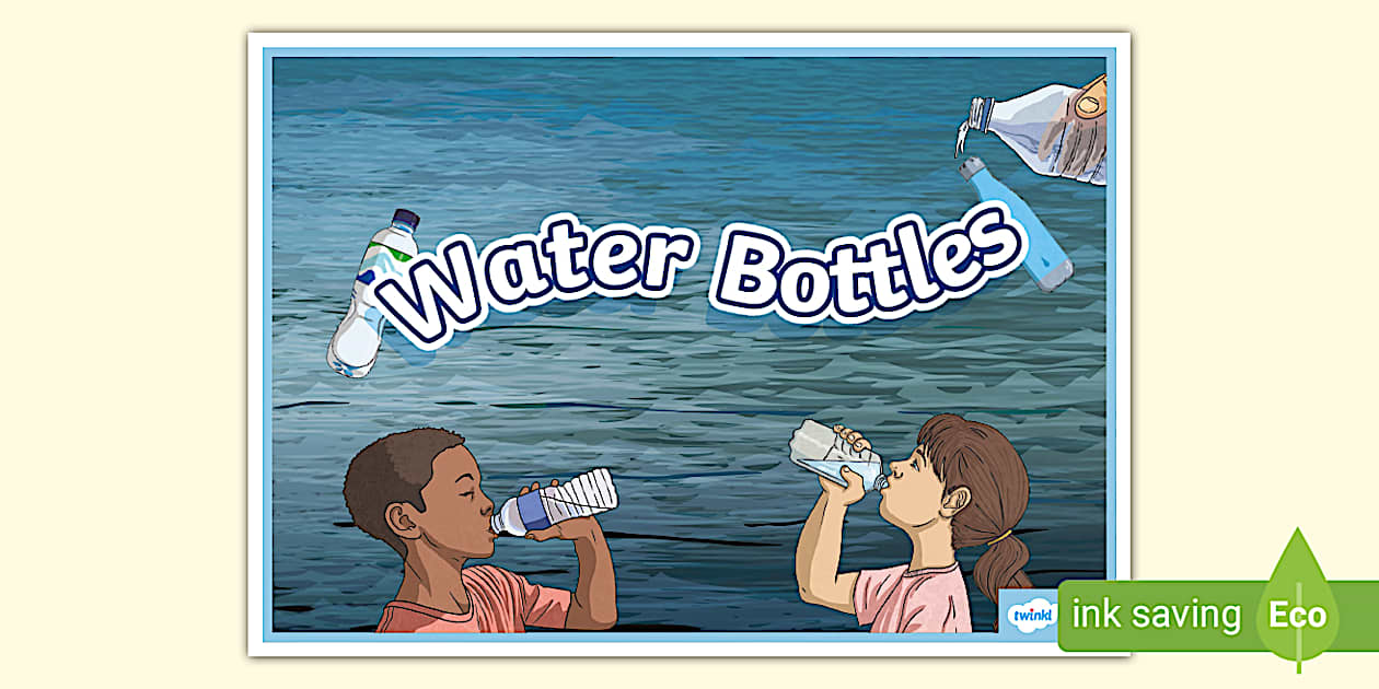 Water Bottles Display Poster