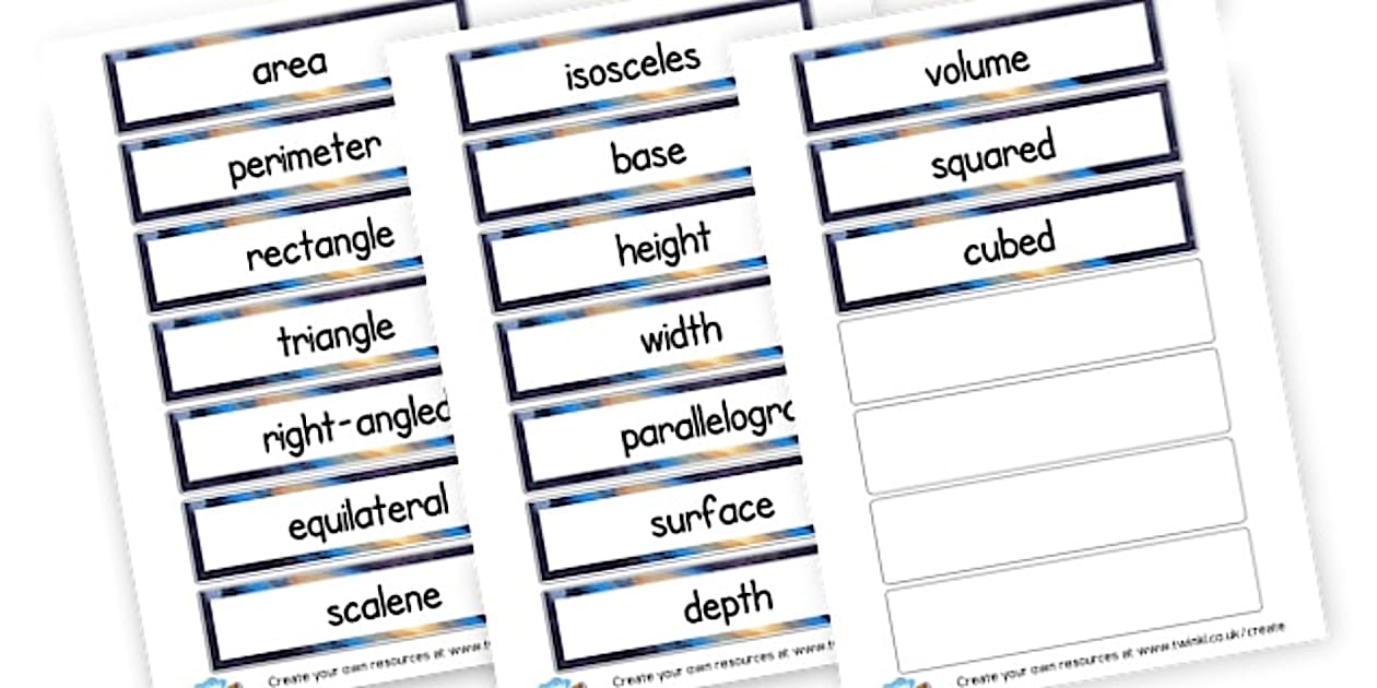 Area and Perimeter (teacher made) - Twinkl