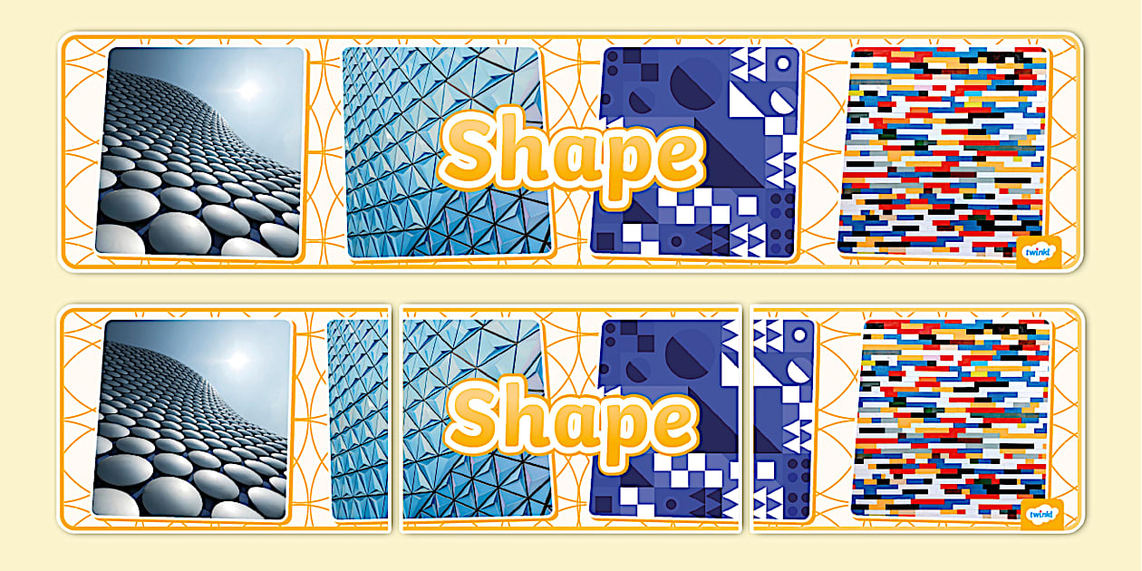 👉 Shape Photo Display Banner (Teacher-Made) - Twinkl