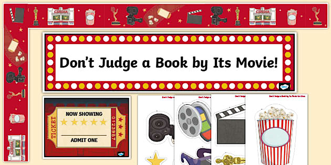 FREE! - Don't Judge a Book by its Movie Display Pack
