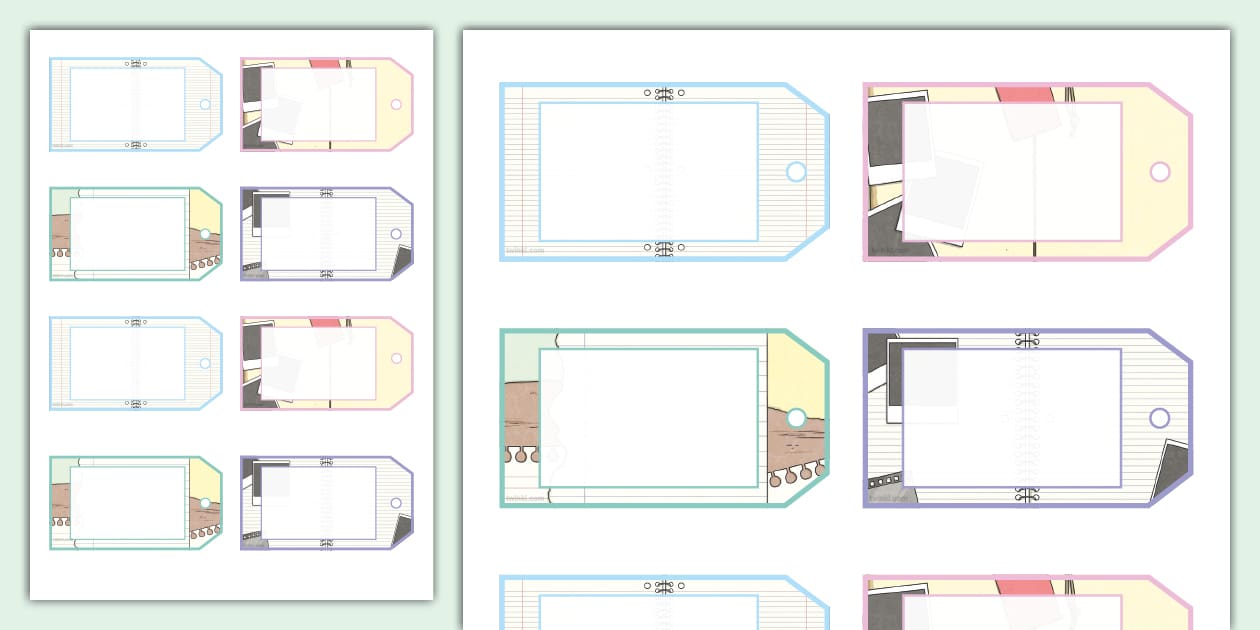 Paper Labels Tags For Gifting and Labelling (teacher made)
