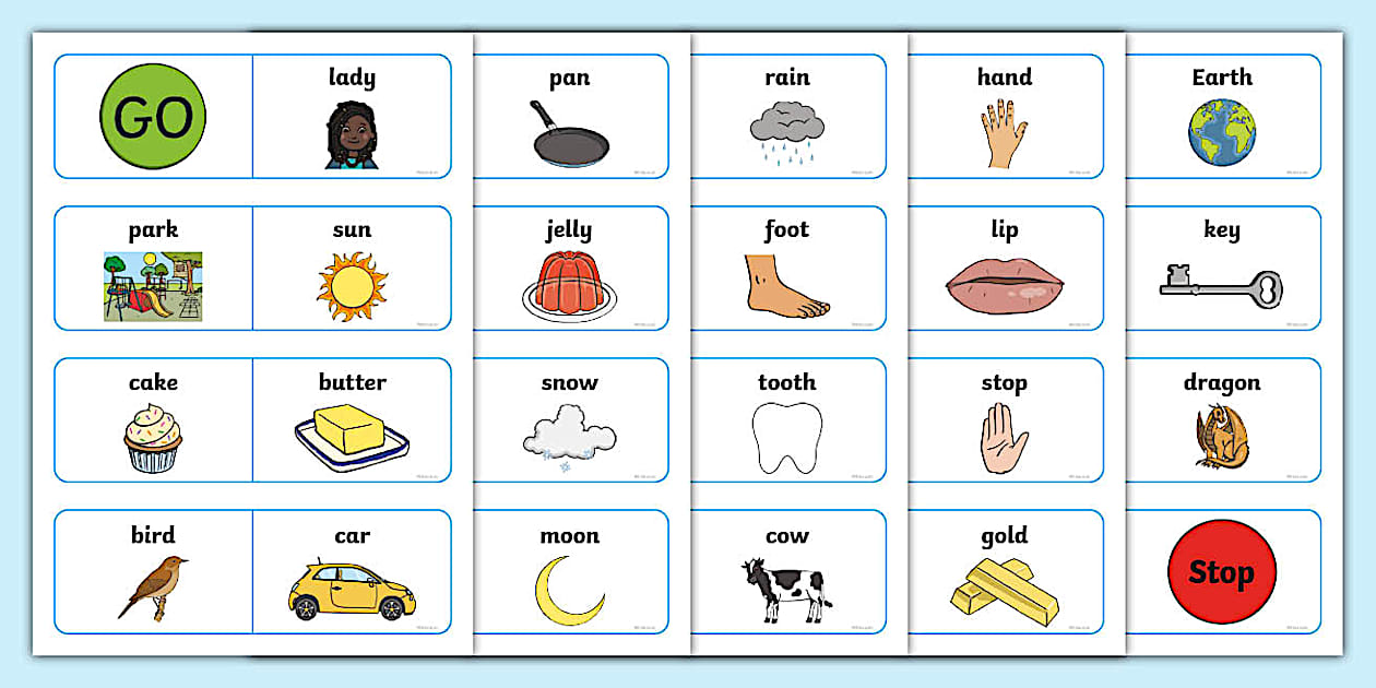 Compound Word Dominoes Game (with Words) (teacher made)