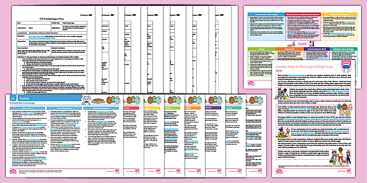 EYFS Reception Easter Bumper Planning Pack | Twinkl - Twinkl