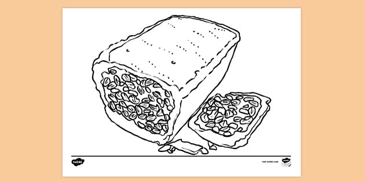 Black Bun Colouring | Colouring Sheets (teacher made)