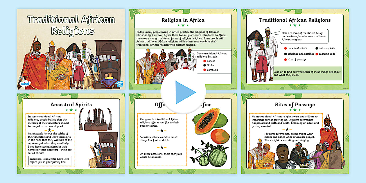 Inter Faith Week: Traditional African Religions PowerPoint
