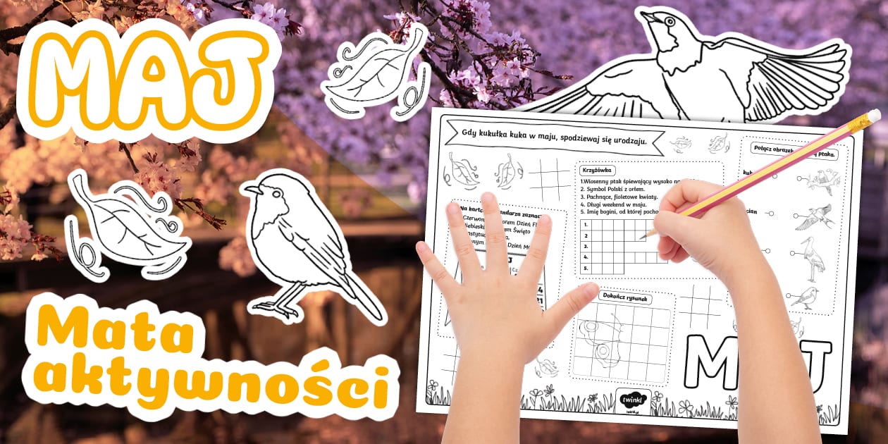 Maj | Mata z aktywnościami | Pory roku