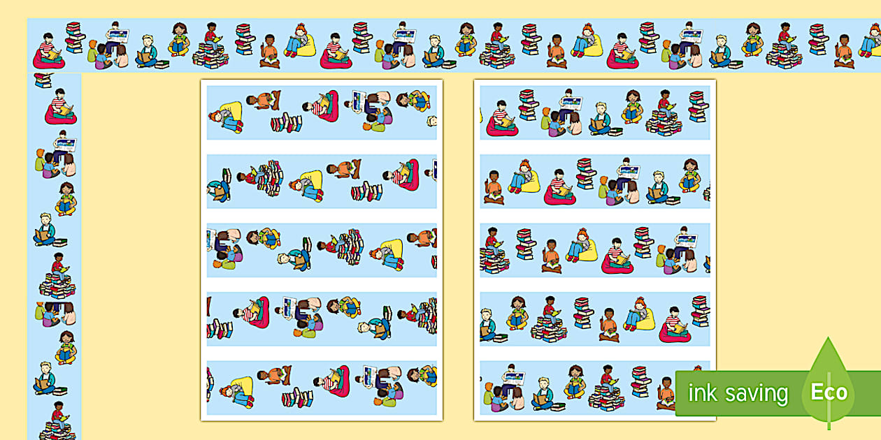 Reading Area Display Borders - Twinkl