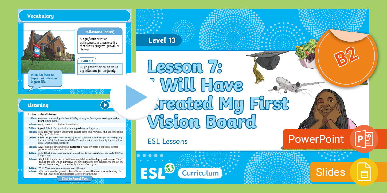 ESL Curriculum Level 13 Lesson 7