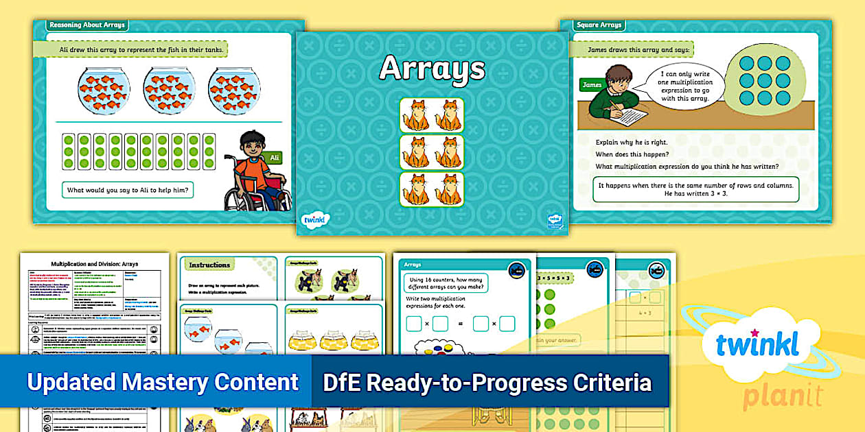 Year 2 Multiplication in Any Order PlanIt Maths - Twinkl