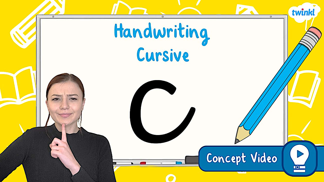 The Letter 'c' | Cursive Handwriting Concept Video
