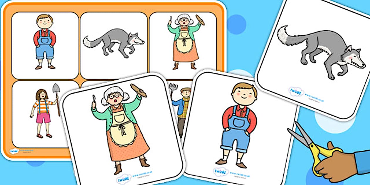 The Boy Who Cried Wolf Matching Mat SEN - Twinkl