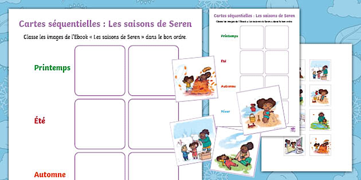 Cartes séquentielles des saisons - Ebook Les saisons de Seren