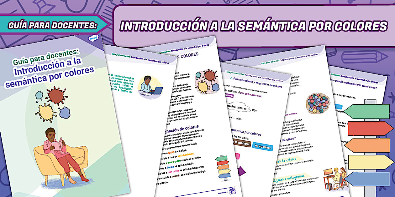Guía para docentes: Introducción a la semántica por colores