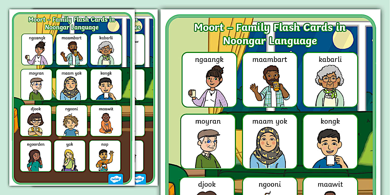 Moort – Family in Noongar Language (teacher made) - Twinkl