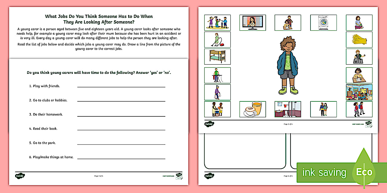 What Jobs Do You Think Someone Has to Do When They Are Looking After ...