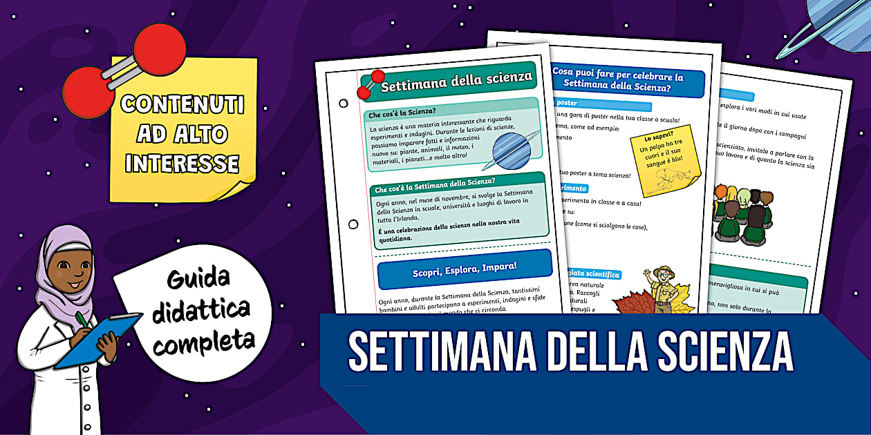 Settimana della scienza lettura