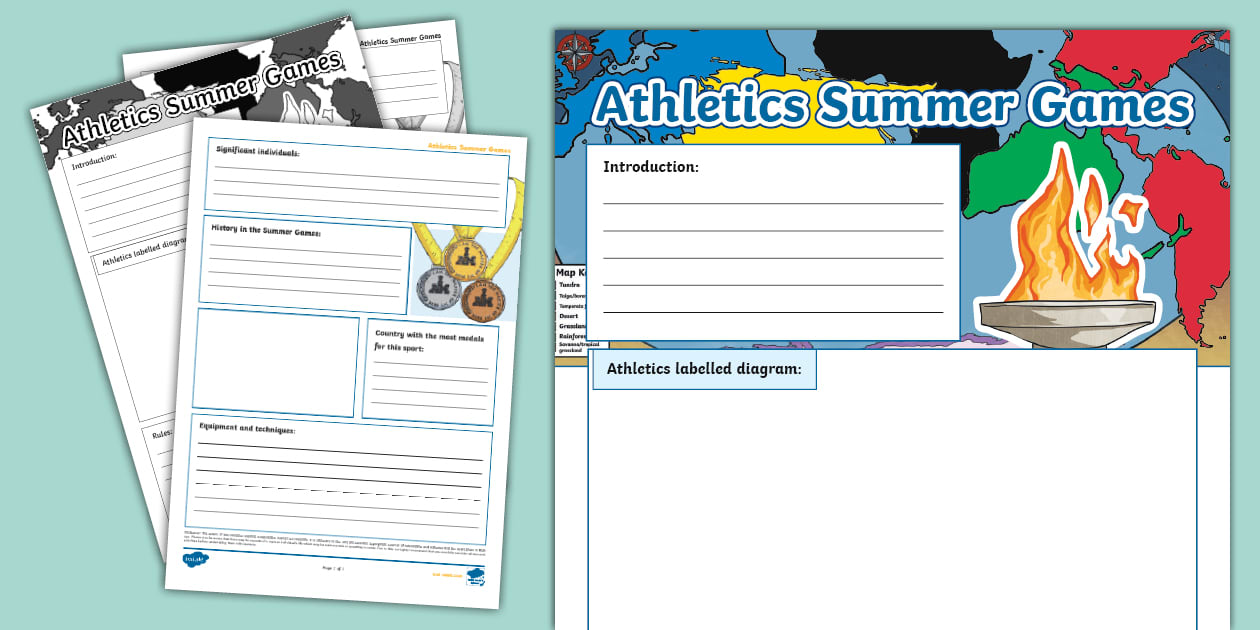 Athletics Summer Games Non-Chronological Report Template