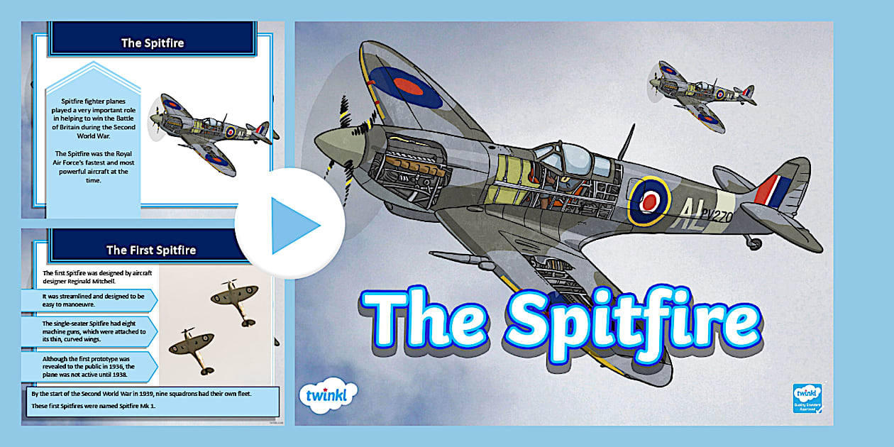 KS2 The Spitfire PowerPoint (teacher made) - Twinkl