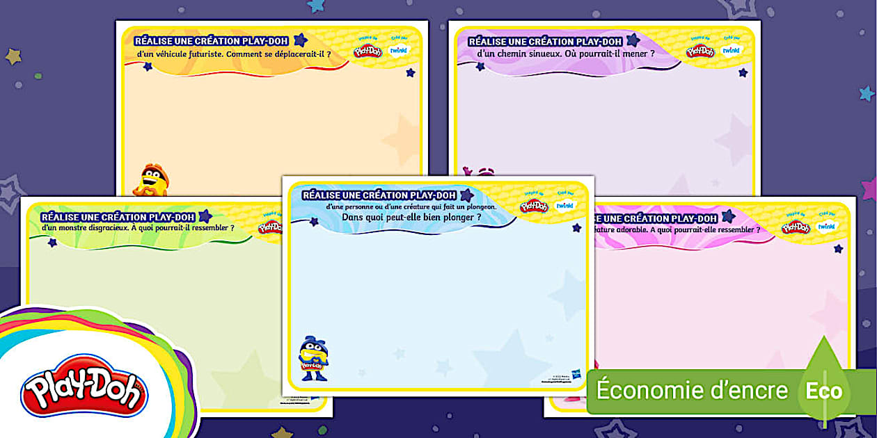 FREE! - Les créatures Play-Doh (Teacher-Made) - Twinkl