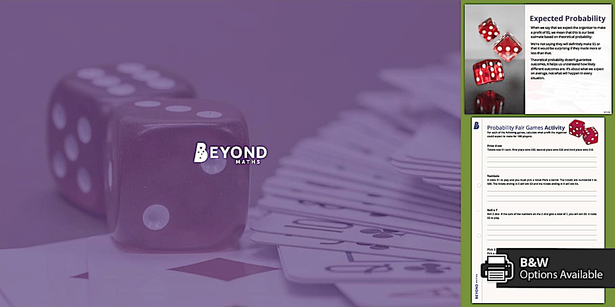 Probability Games Pack for Combined Events (teacher made)