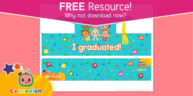 CoComelon Graduation Headband | Twinkl Resources USA