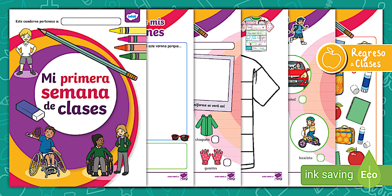 Guía de trabajo | Primer día de clases | Vuelta al colegio