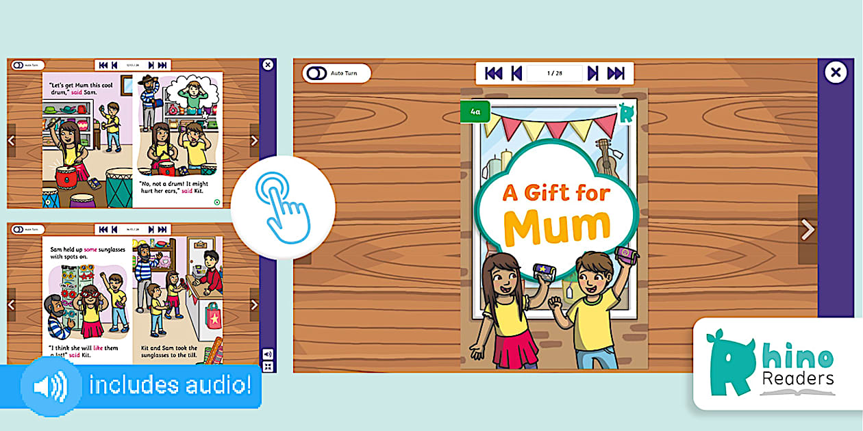 Level 4a Reading Scheme Book: A Gift for Mum (teacher made)