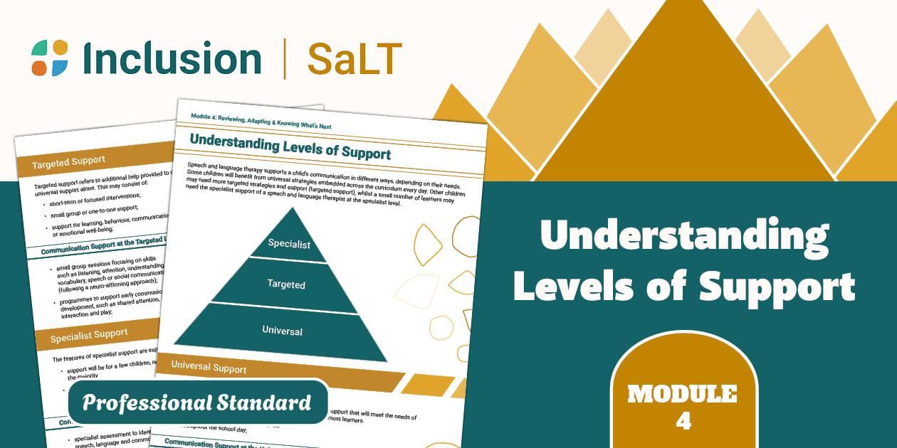 Early Years Speech Support Guidance