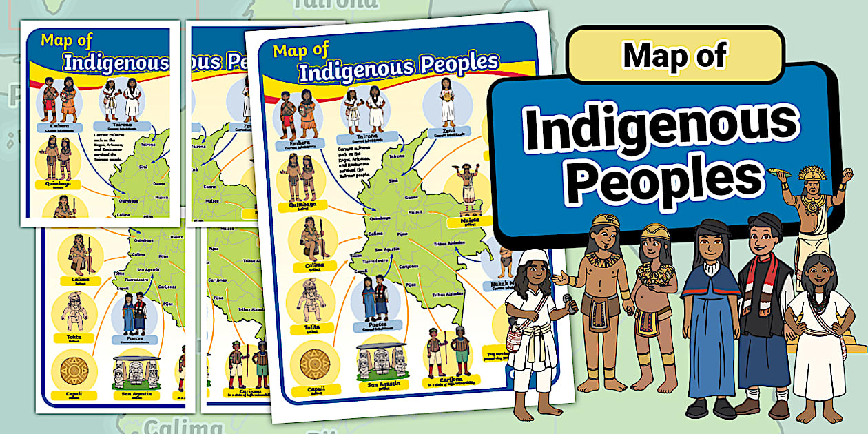 Indigenous Peoples Map - Colombia