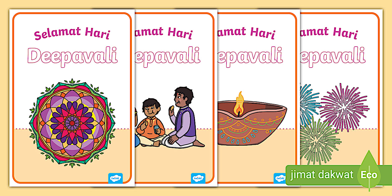 Poster Paparan Hari Deepavali - Poster Deepavali - Twinkl