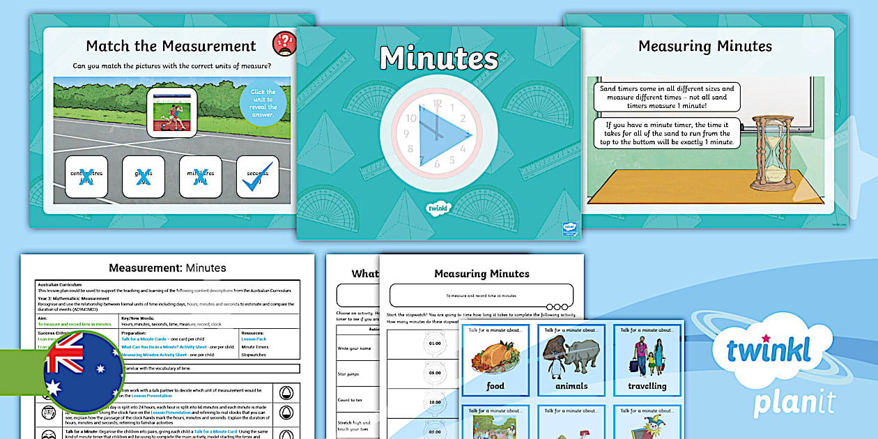 Year 3 Measurement: Measuring Time Lesson 1 (Teacher-Made)