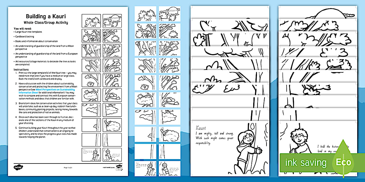 Growing a Kauri Challenge Activity (teacher made) - Twinkl