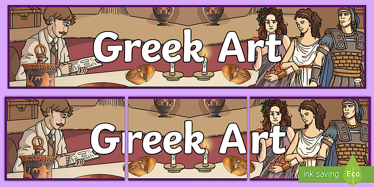 Greek Art Display Banner